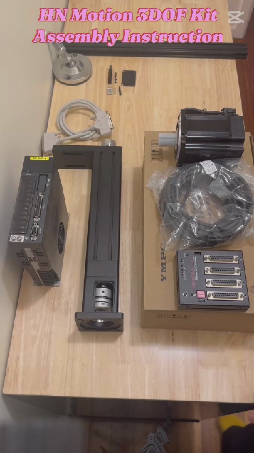 HN 3DOF Motion Actuator DIY Kit V1 – HN Motion